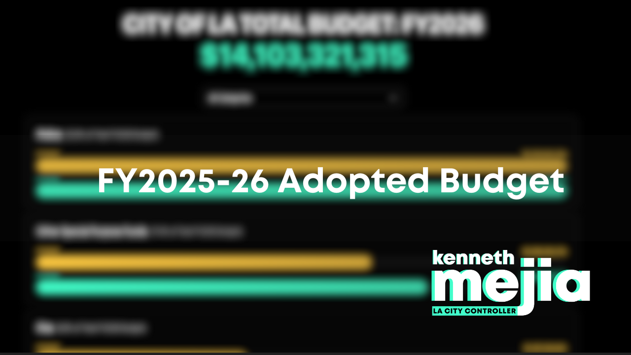 City Budget Transparency | Budget Visualization Dashboard